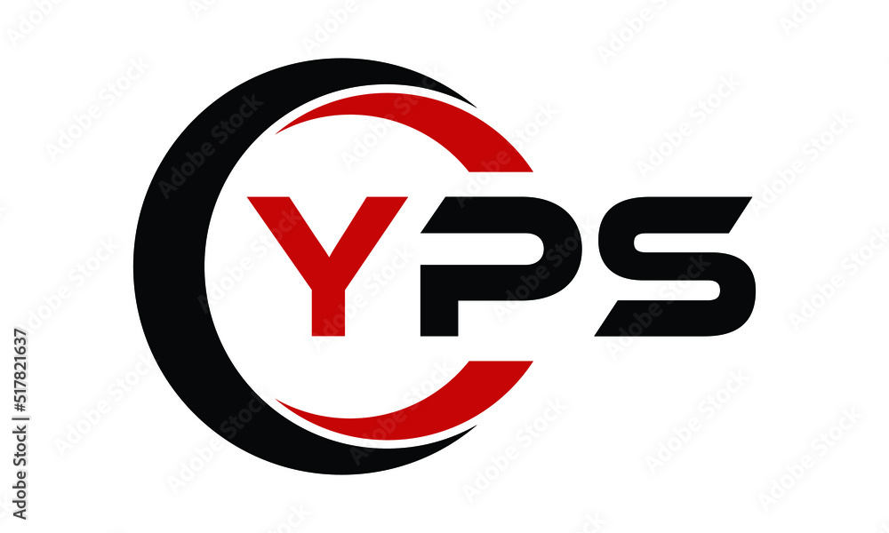 YPS swoosh three letter logo design vector template | monogram logo ...