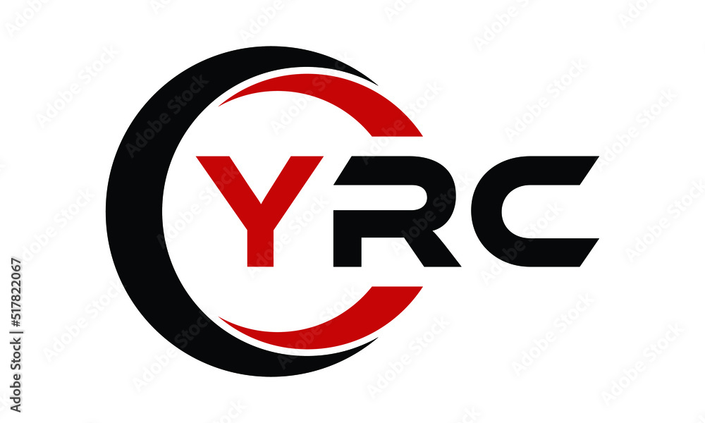 YRC swoosh three letter logo design vector template | monogram logo | abstract logo | wordmark ...