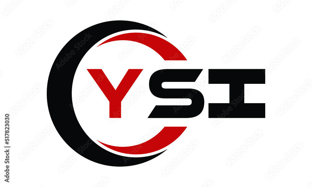 YSI swoosh three letter logo design vector template | monogram logo ...