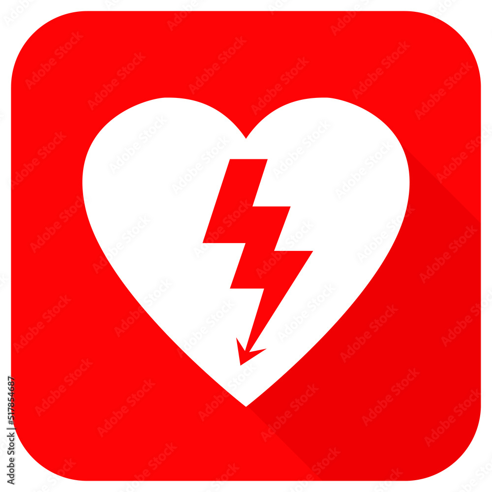 AED,automated external defibrillator / aed sign with heart and ...