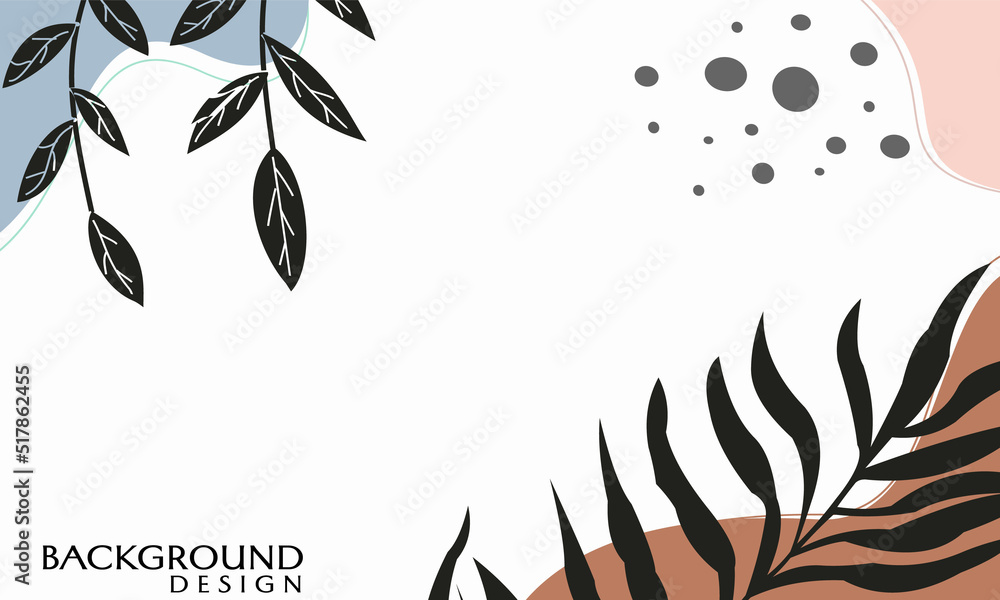 natural theme abstract banner. minimalist and elegant background ...