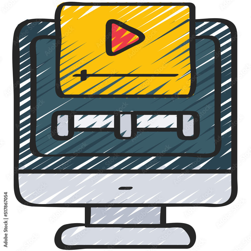 Video Editing App Icon Stock Vector | Adobe Stock