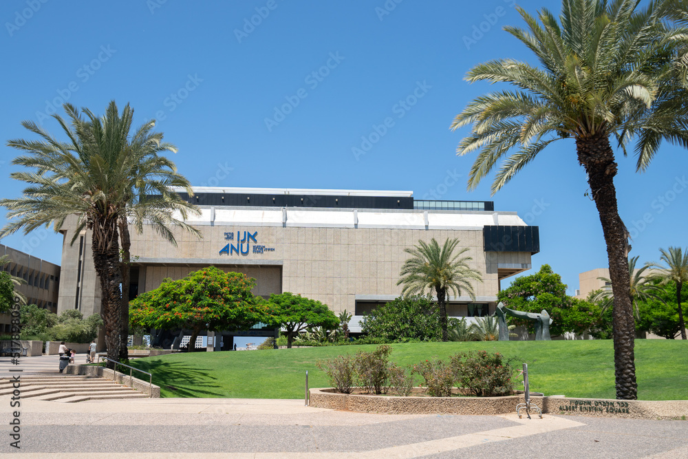 Tel Aviv, Israel - July 1, 2022: Building of the Anu Museum of the ...