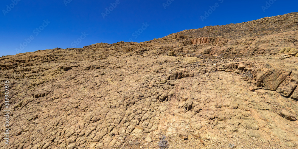 Columnar Jointing Structures Of Punta Baja, Lava Flows, Volcanic Rocks ...