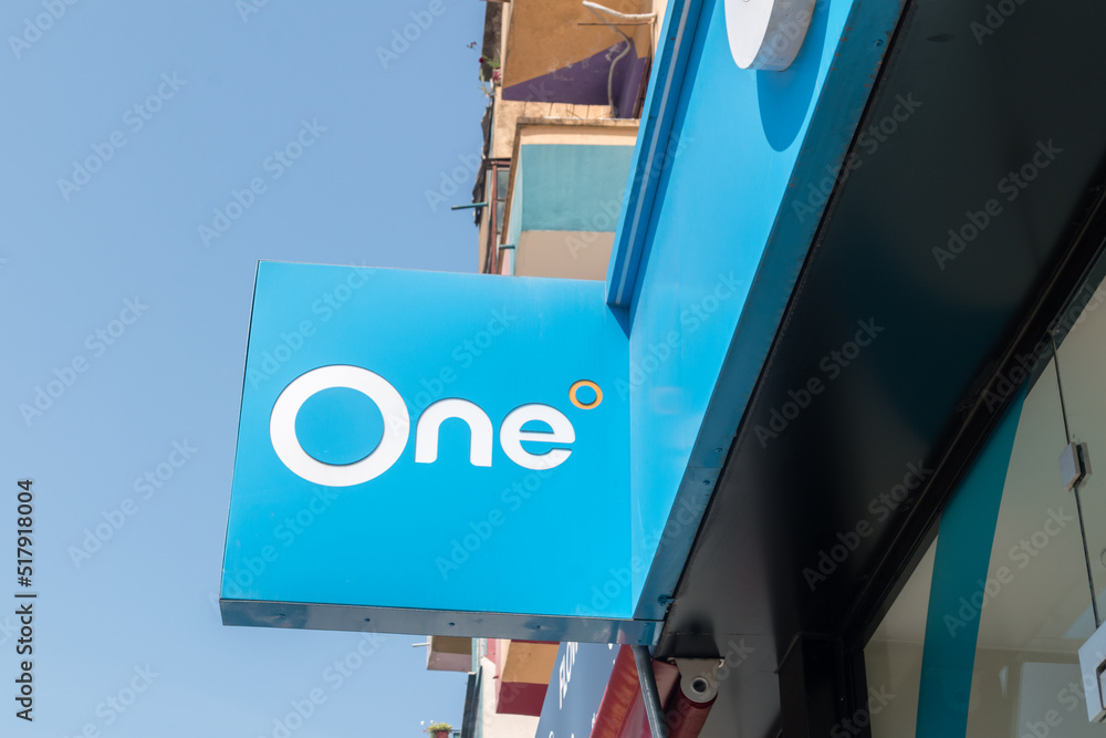 Tirana, Albania - June 4, 2022: One Telecommunications (One Albania ...