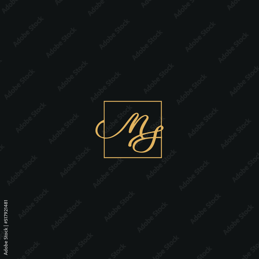 MS Linked Logo for business and company identity. Creative Letter MS ...