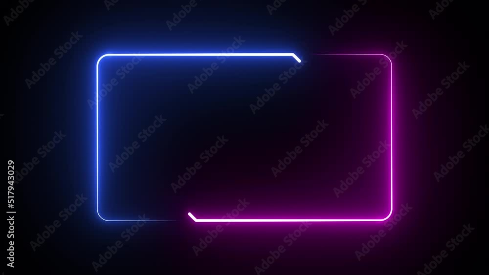 Creative and Trendy Glowing Neon Texture Abstract. Isolated effect ...