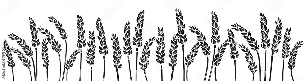 Wheat Stencil Pattern