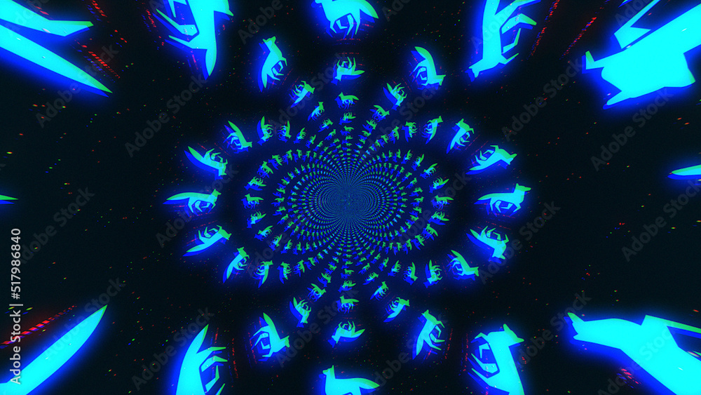 Space Dots Logo and Text Glitch Full Frame Title Stock Template | Adobe ...