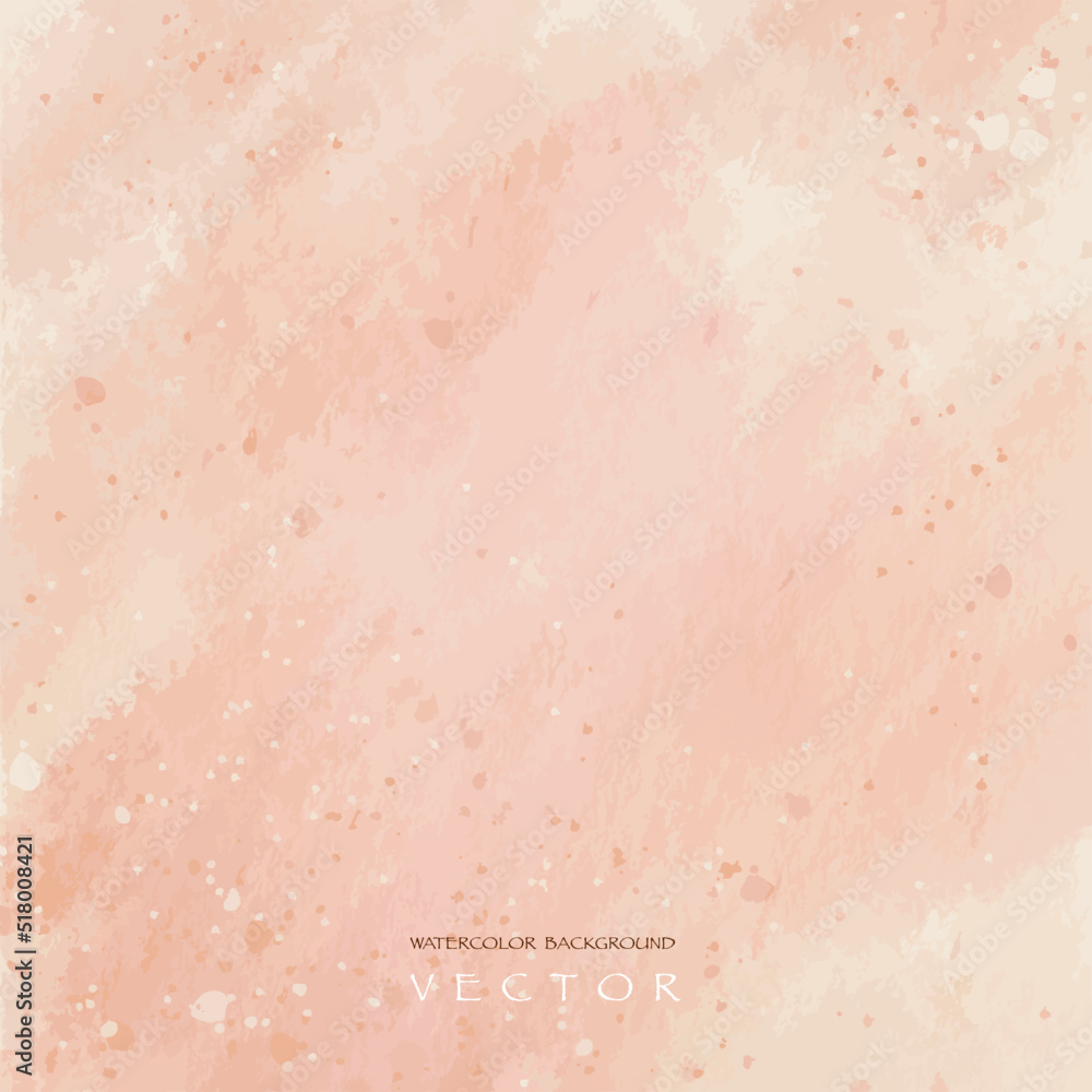 Vector abstract background with space,pink mable texture ,peach tone ...
