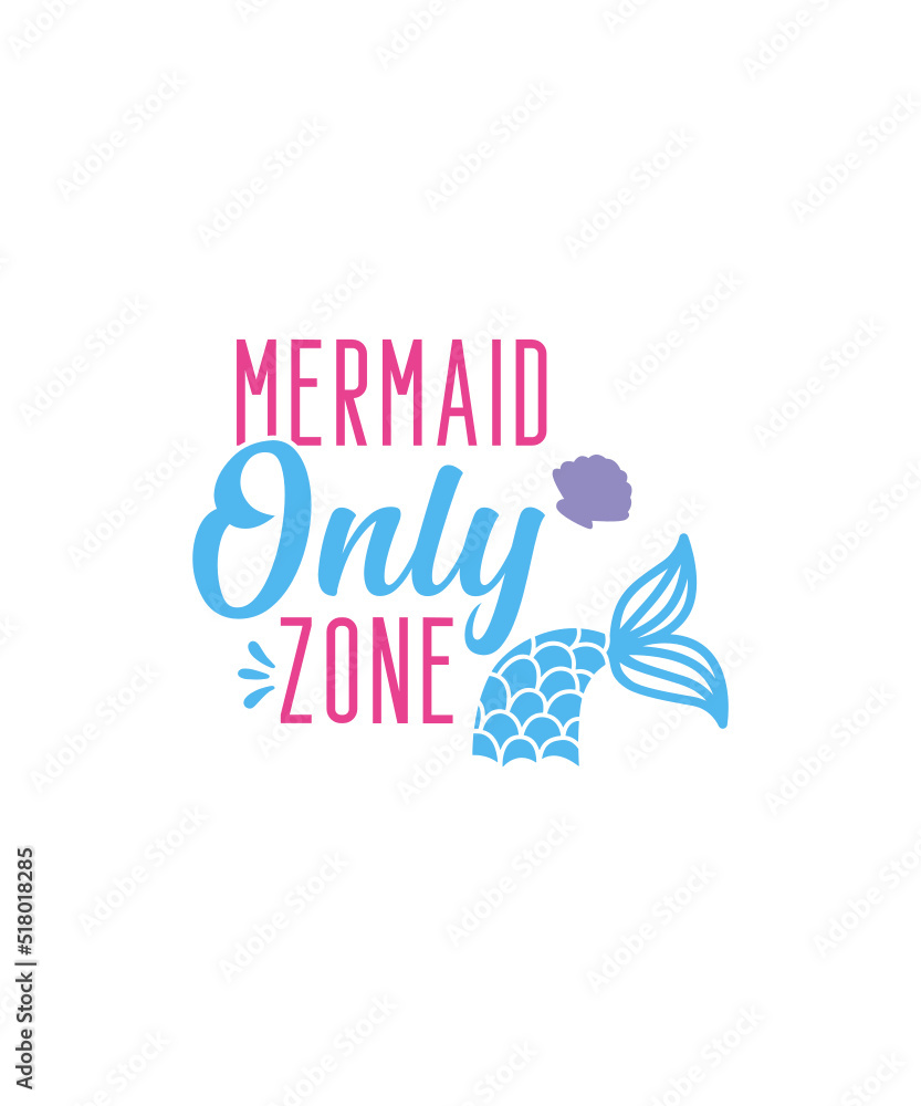 Mermaid SVG Bundle, Mermaid Monogram svg, cute mermaid, Mermaid clipart ...