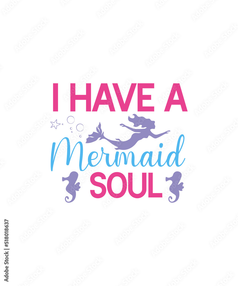 Mermaid SVG Bundle, Mermaid Monogram svg, cute mermaid, Mermaid clipart ...