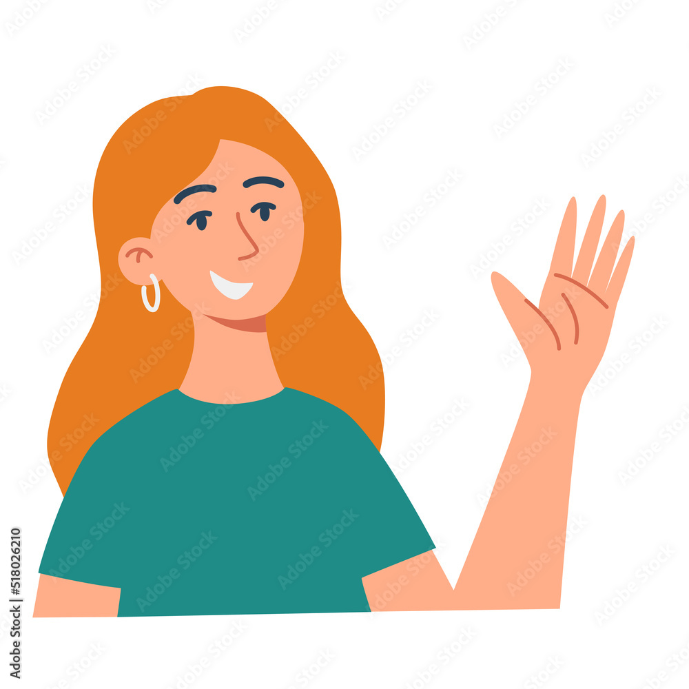 Female character. People profile. Perfect for social media and business ...