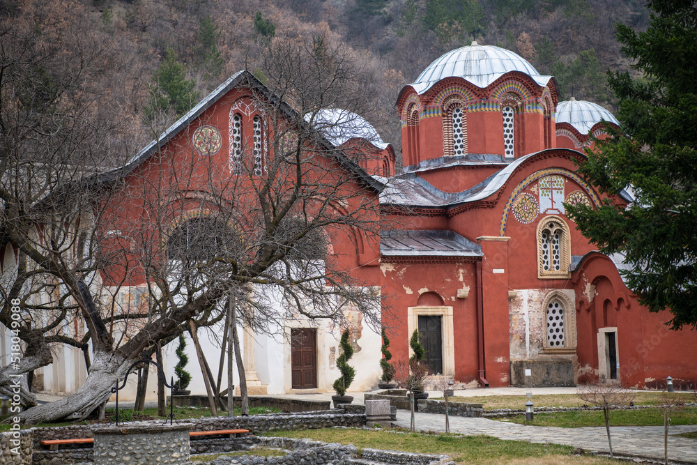 Medieval Monastery and Church Pecka Patrijarsija, main Serbian orthodox ...