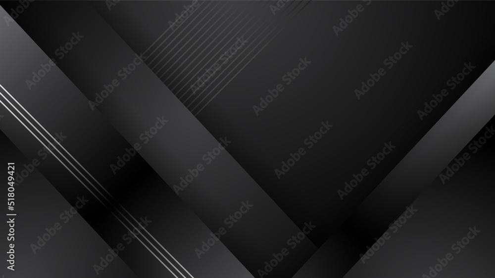 Black abstract background. Vector illustration for presentation design ...