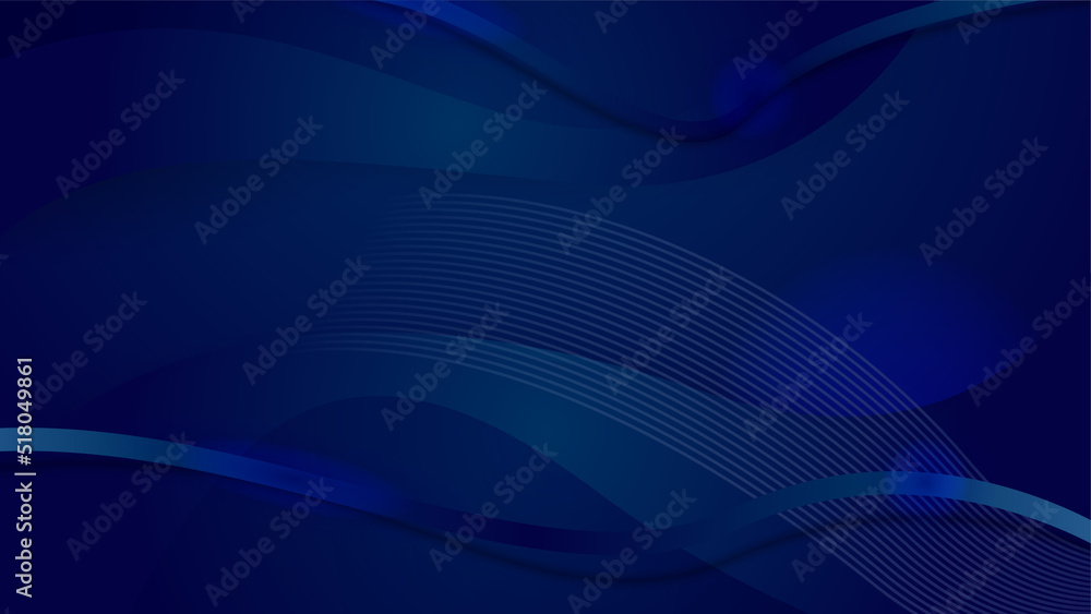 Dark blue abstract background. Vector illustration for presentation ...