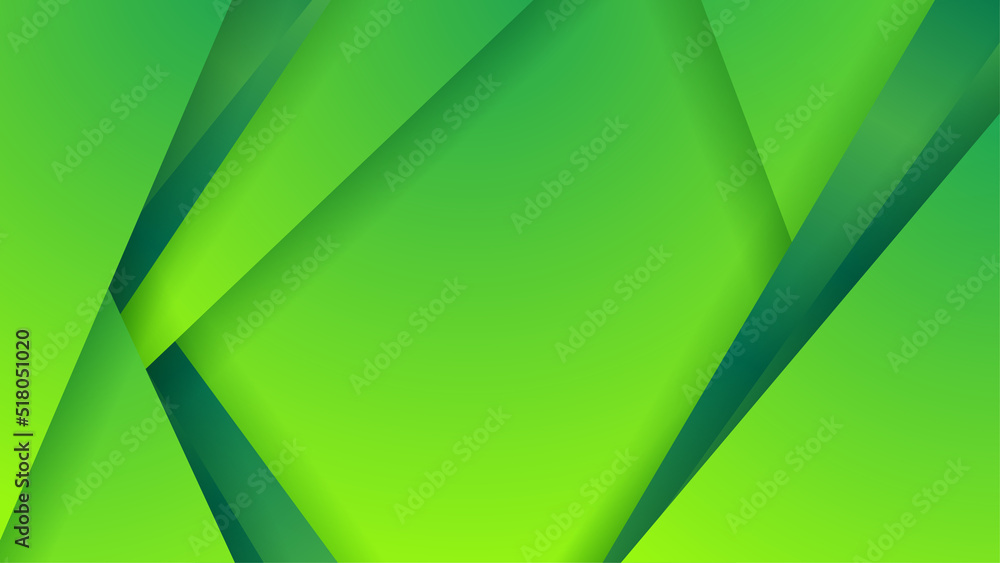 Green abstract background. Vector illustration for presentation design ...