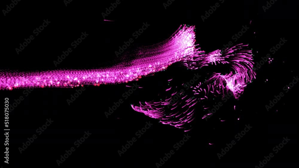 4k Hot vs cold energy. Solar flares and frozen particles facing and ...