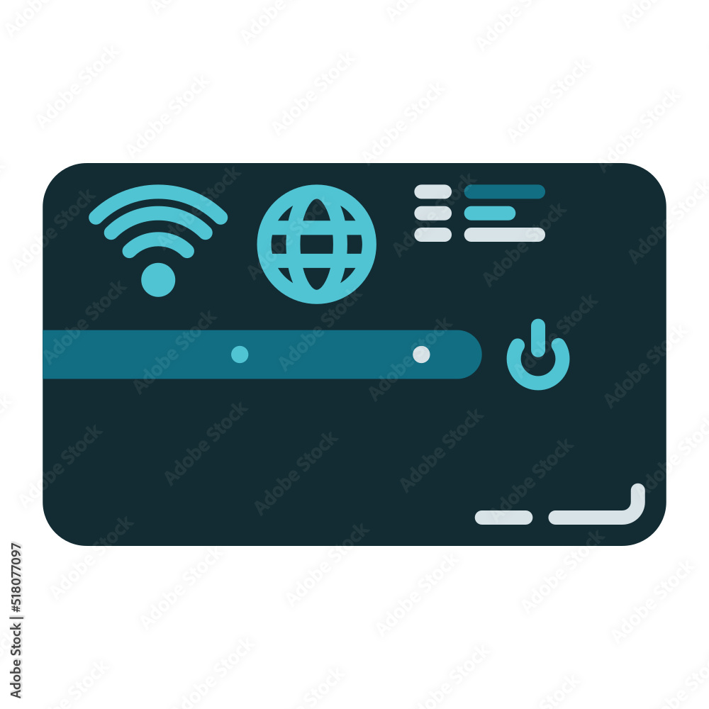 wifi modem icon with transparent background Stock Vector | Adobe Stock