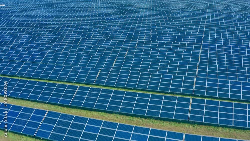 Solar technology electricity power station view energy renewable farm ...