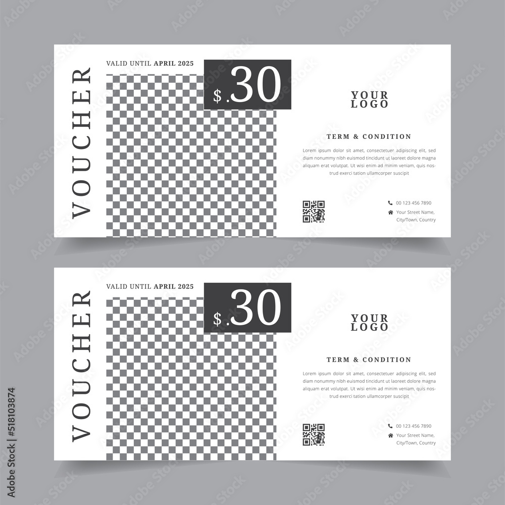 Gift Voucher Template Promotion Sale for Business, Gift Certificate ...