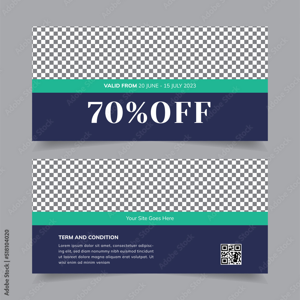 Gift Voucher Template Promotion Sale for Business, Gift Certificate ...