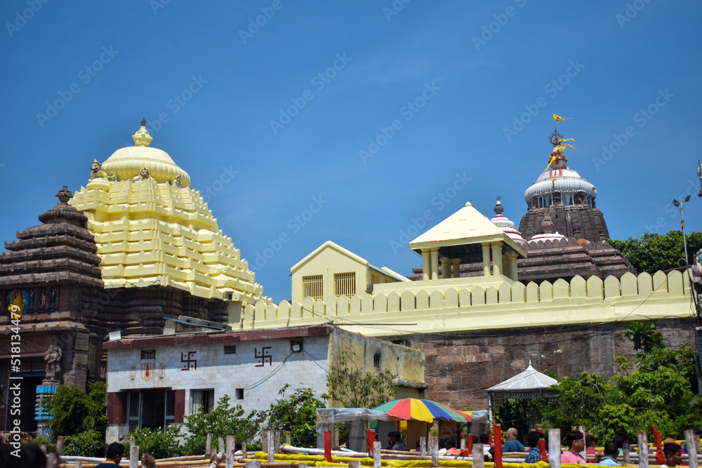 Puri, Odisha / India - June 19, 2022: Shree Jagannatha Puri Temple in ...