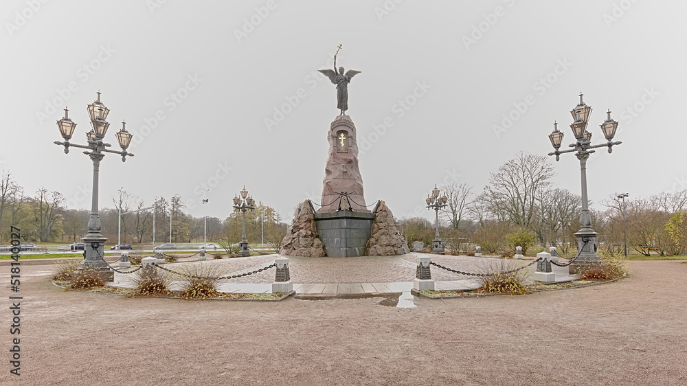 Russalka Memorial , bronze monument by Amandus Adamson, to mark the ...