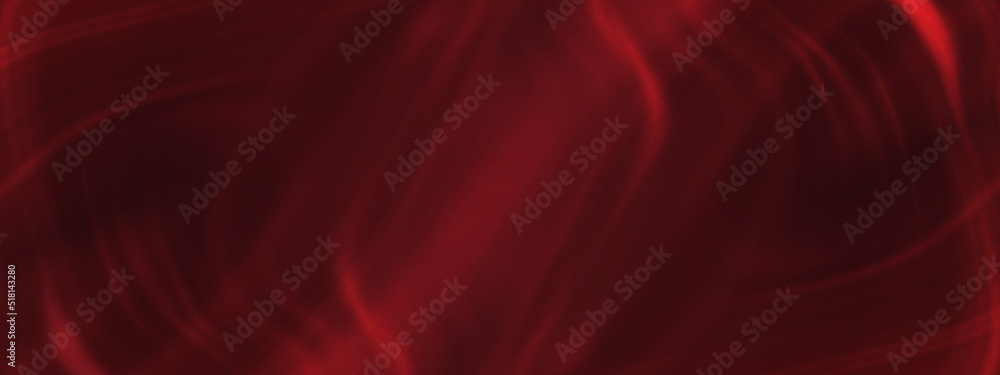 abstract red silk background, red swirl wave line background with ...