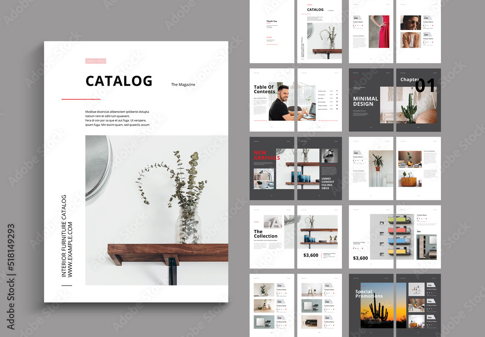 Catalog Layout Stock Template | Adobe Stock