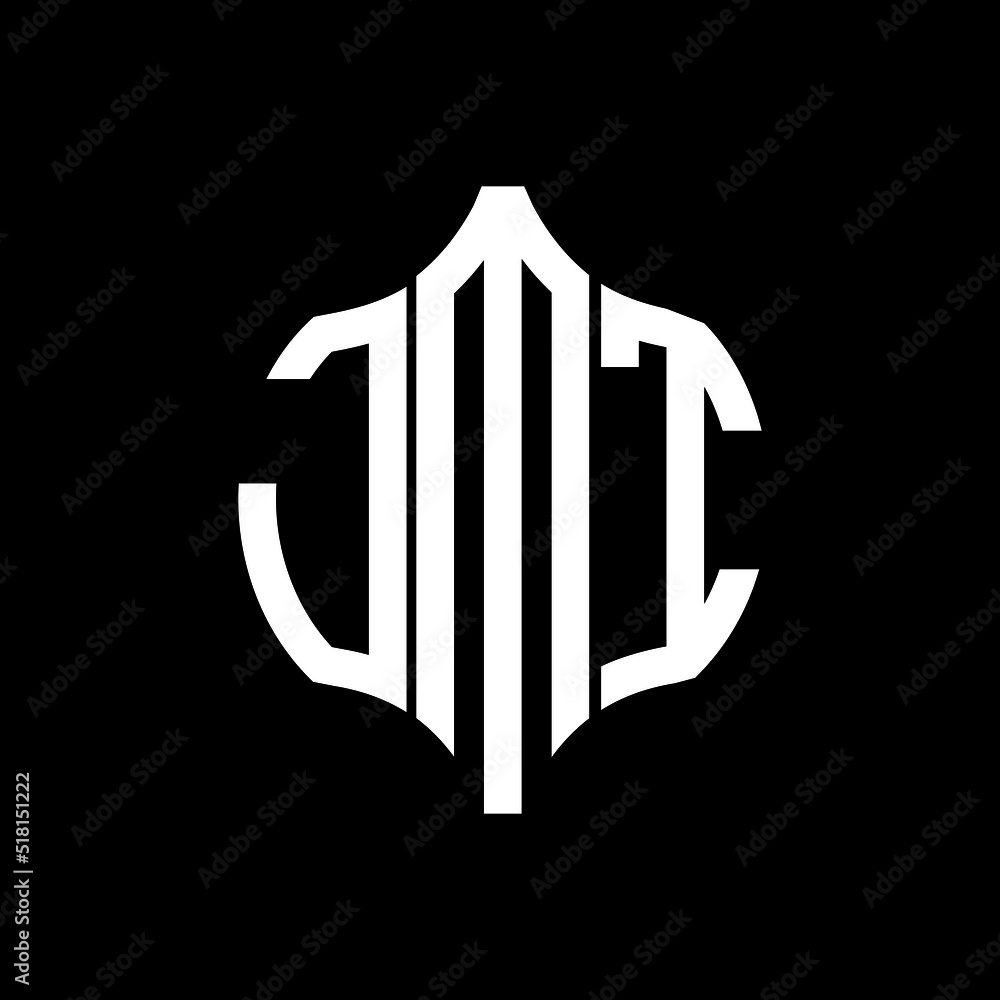 JMT letter logo. JMT best black background vector image. JMT Monogram ...