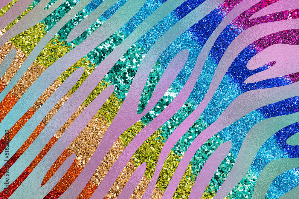 Rainbow Glam Animal Skin Texture Background, Animal Skin Background ...