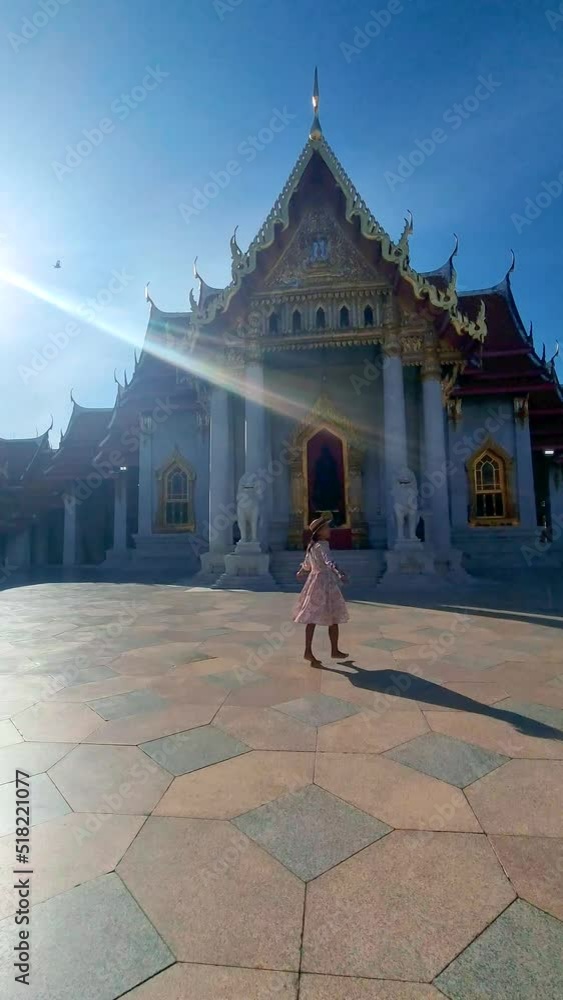 Wat Benchamabophit the marble temple, is a royal temple in the capital ...