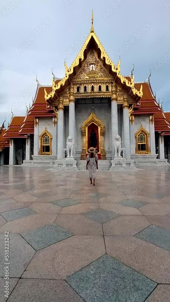 Wat Benchamabophit the marble temple, is a royal temple in the capital ...