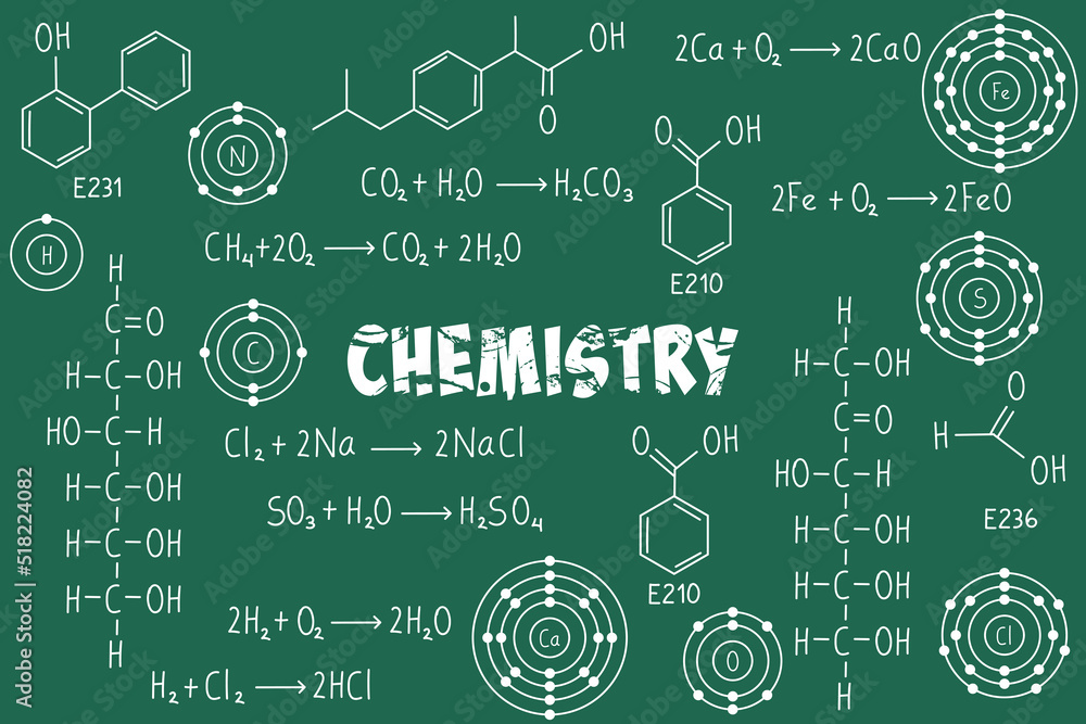 Exercise notes, chemical formulas and equations, organic chemistry ...