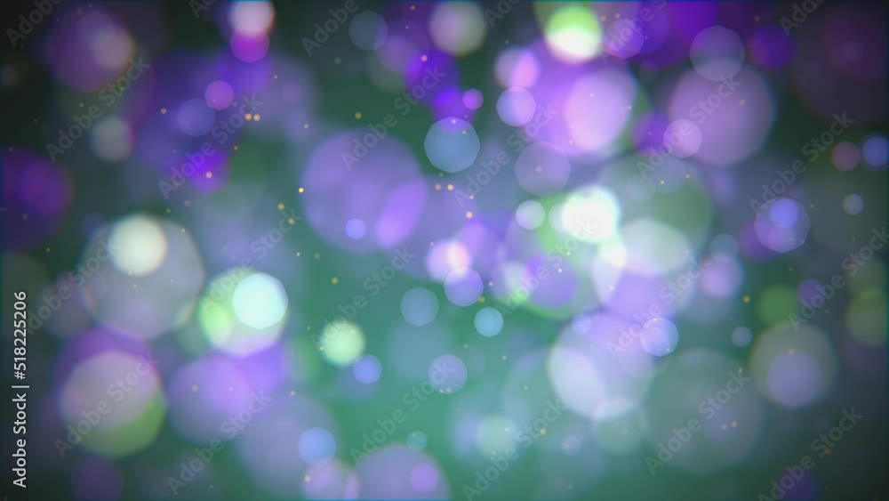 lights colorful bokeh shine blur blinking circle background animation, Beautiful glittering ...