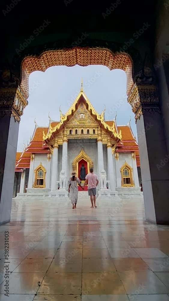 Wat Benchamabophit the marble temple, is a royal temple in the capital ...