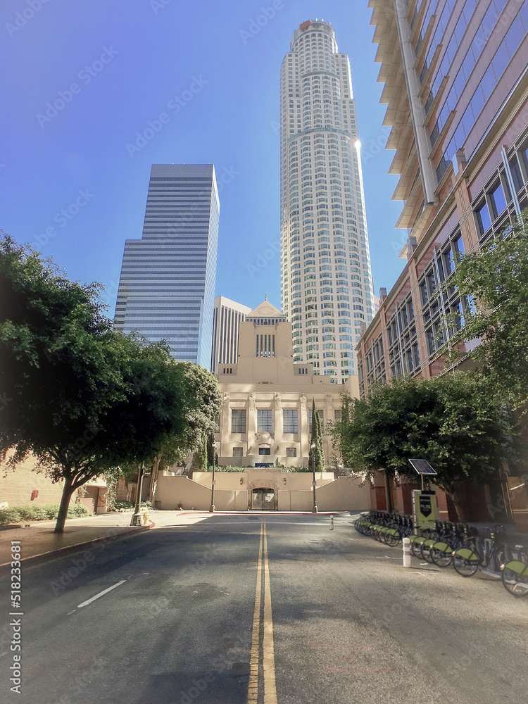 Los Angeles City of Angels LA popular tourist travel destination with ...