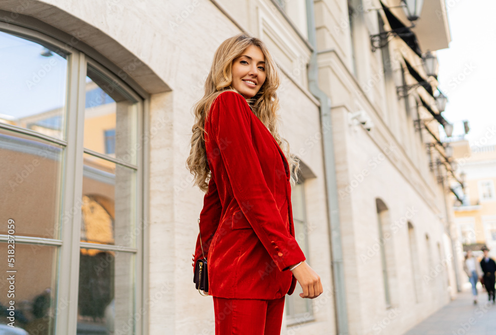 Red Velvet Suit Woman at Timothy Jeffords blog