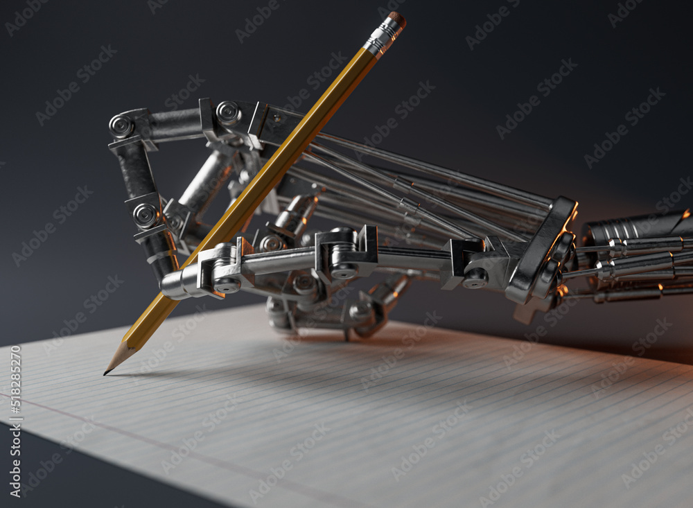 Mechanical Hand Drawing Stock Photo | Adobe Stock