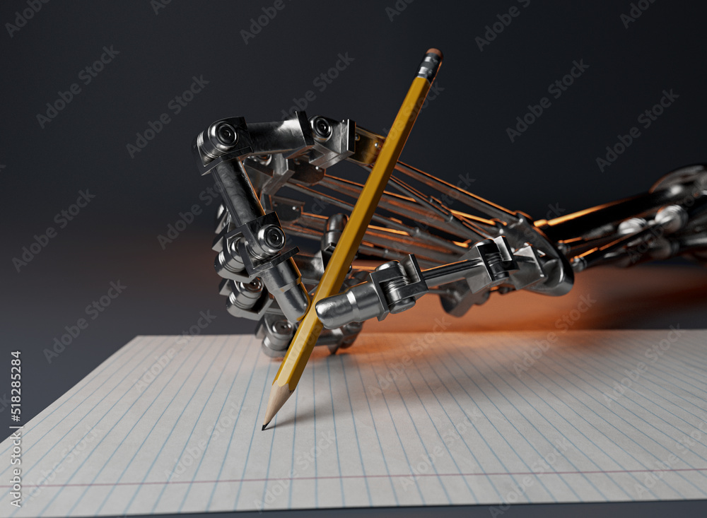 Mechanical Hand Drawing Stock Photo | Adobe Stock