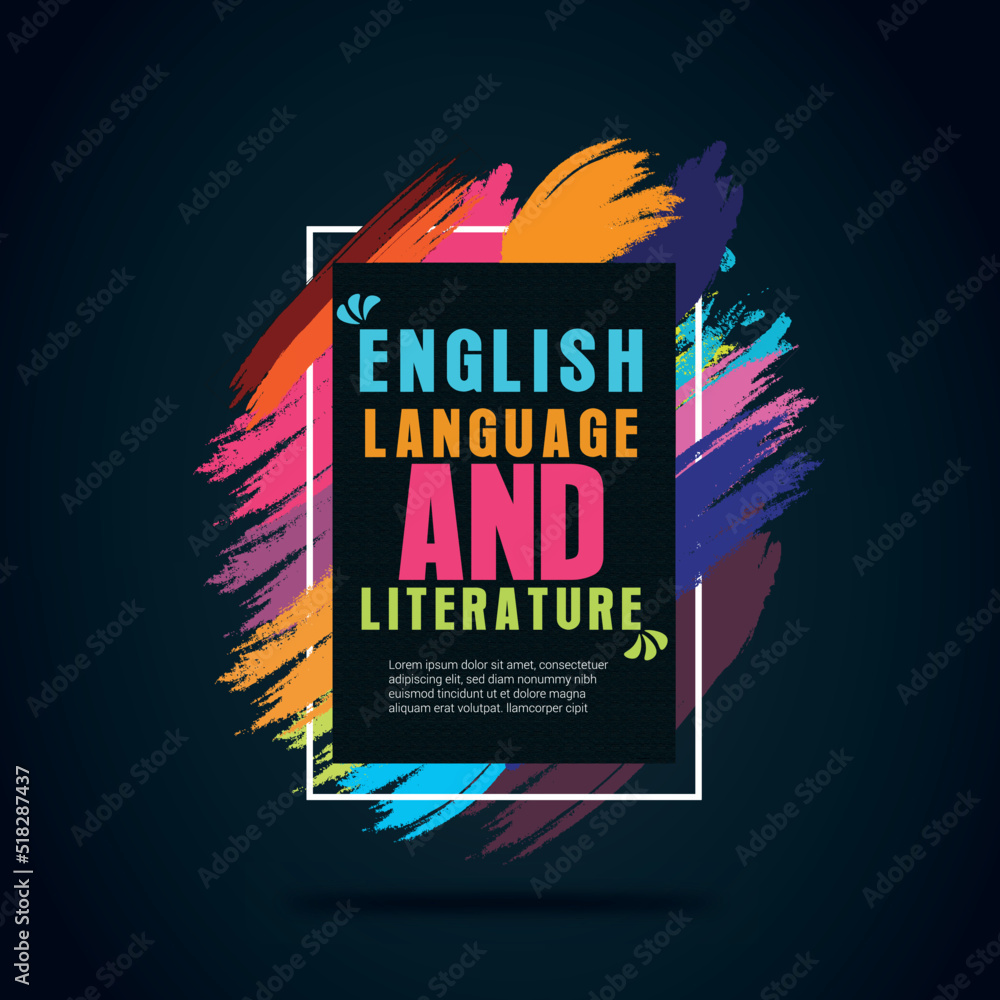 English Set of neon vector frames for text. Neon rating sign. Bright ...