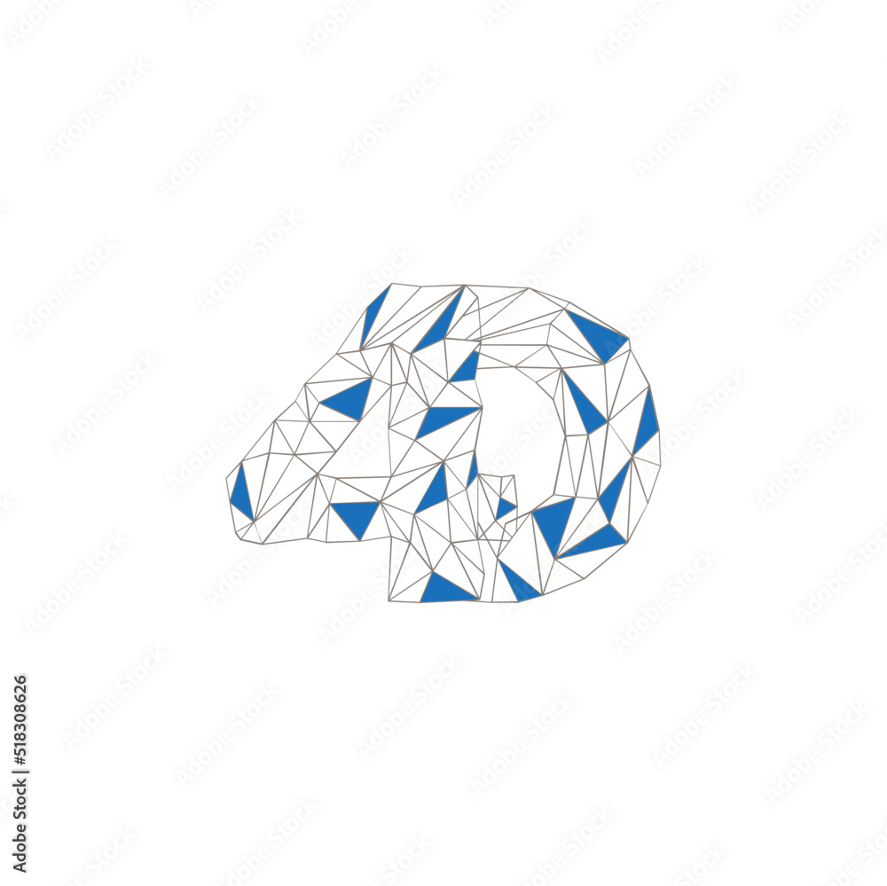 combination of number 4 and letter D becomes the 4D logo. Stock Vector ...