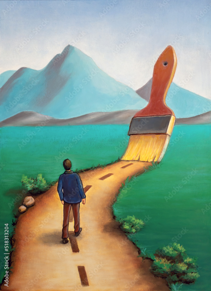 Creating new opportunities Stock Illustration | Adobe Stock