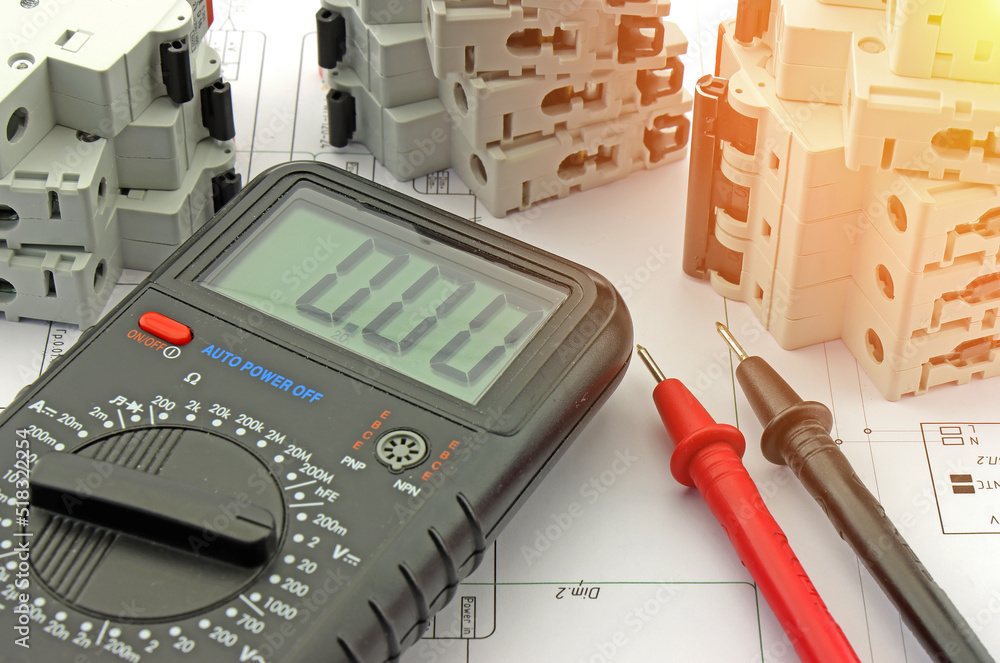 Electrical tools and materials for the installation of an electrical ...