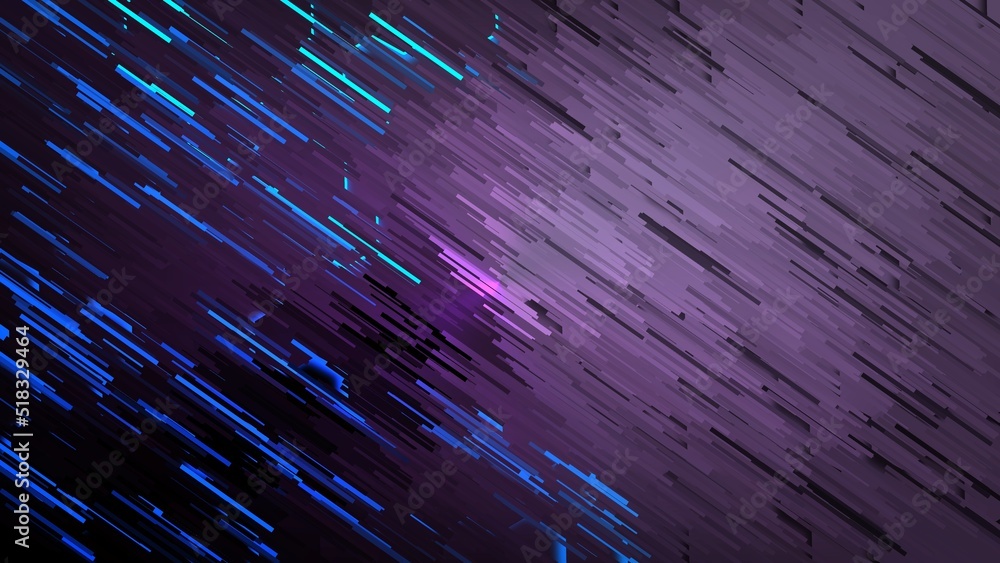 abstract futuristic dark purple background with glowing blue lines and ...