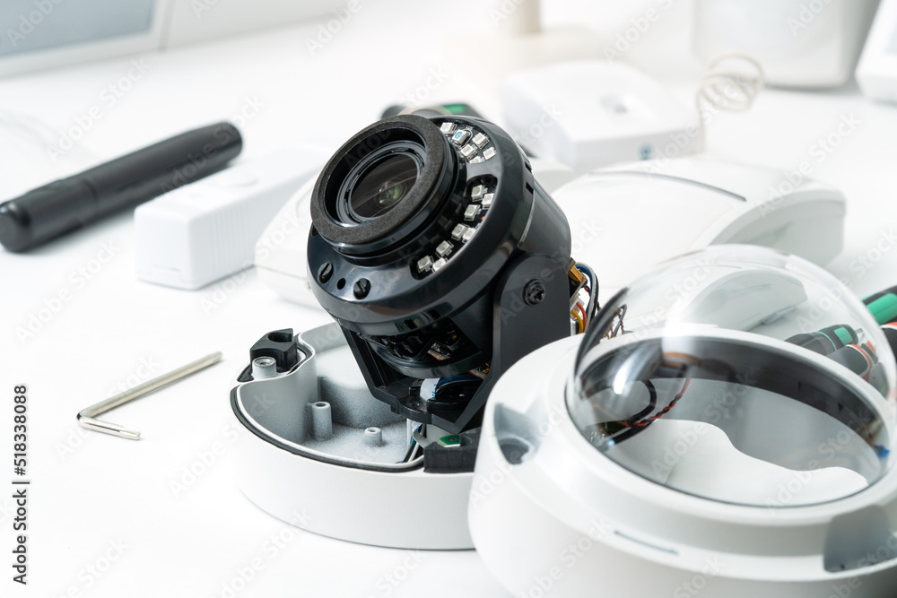 cctv diy installation and tools,take me to work, DIY. Stock Photo ...