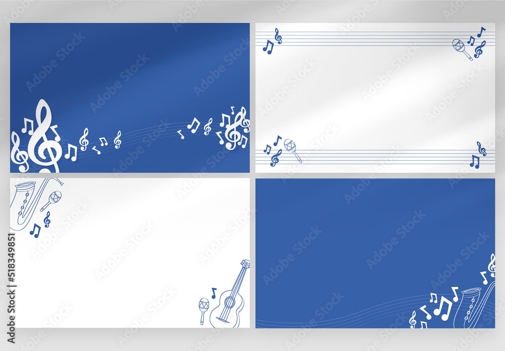 Music Backgrounds with Musical Notes Stock Template | Adobe Stock