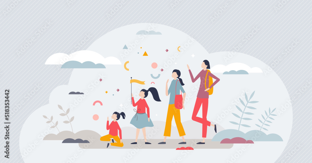 Poster Adolescence and teenage years from baby ages to adult tiny ...