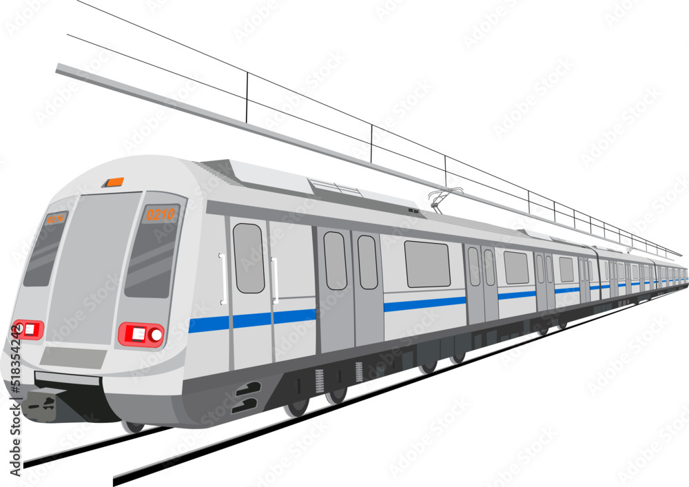 Delhi Metro Train illustration concept, obrazy, fototapety, plakaty ... Delhi Metro Train illustration concept, obrazy, fototapety, plakaty ...
